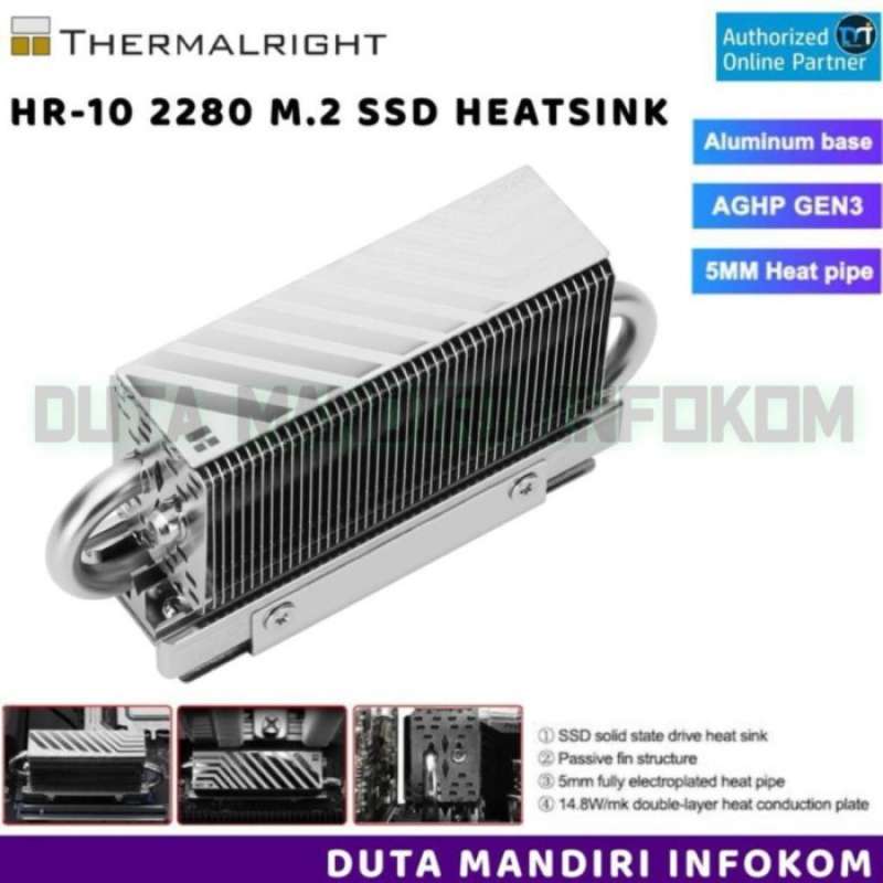 Jual Thermalright Hr-10 2280 I Pro - M.2 2280 Nvme Aghp Ssd Heatsink ...