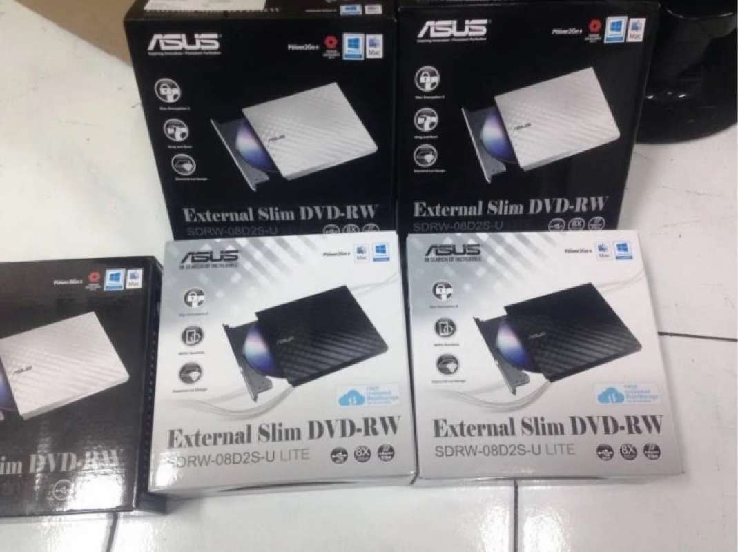 Jual Portable Asus External Slim Dvd Optical Drive Sd Rw 08d2s-u Lite ...