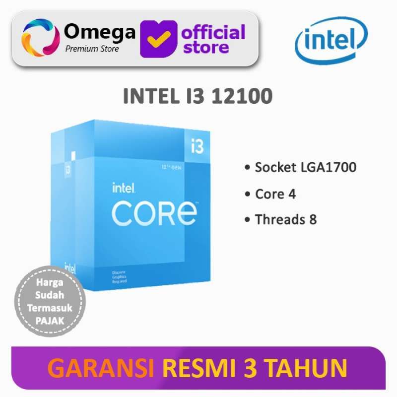 Jual Processor Intel Core I3 12100 Box Di Seller Sweet Shop ...