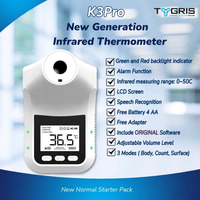 Promo K3 Pro Termometer / Thermometer Infrared / Termometer Digital ...