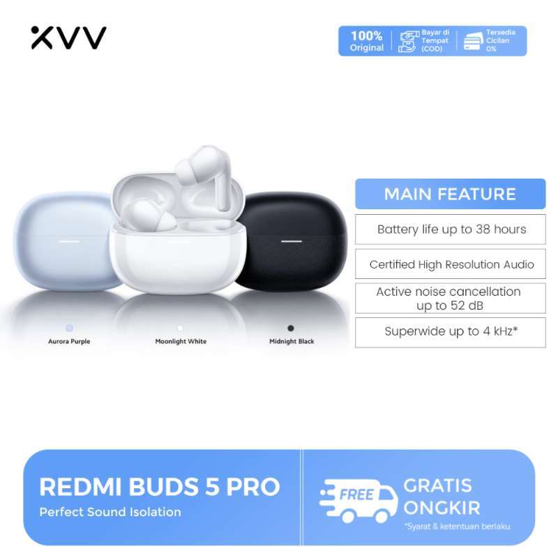 Jual Xiaomi Redmi Buds 5 Pro Wireless Earbuds Di Seller Xiaovv Official ...