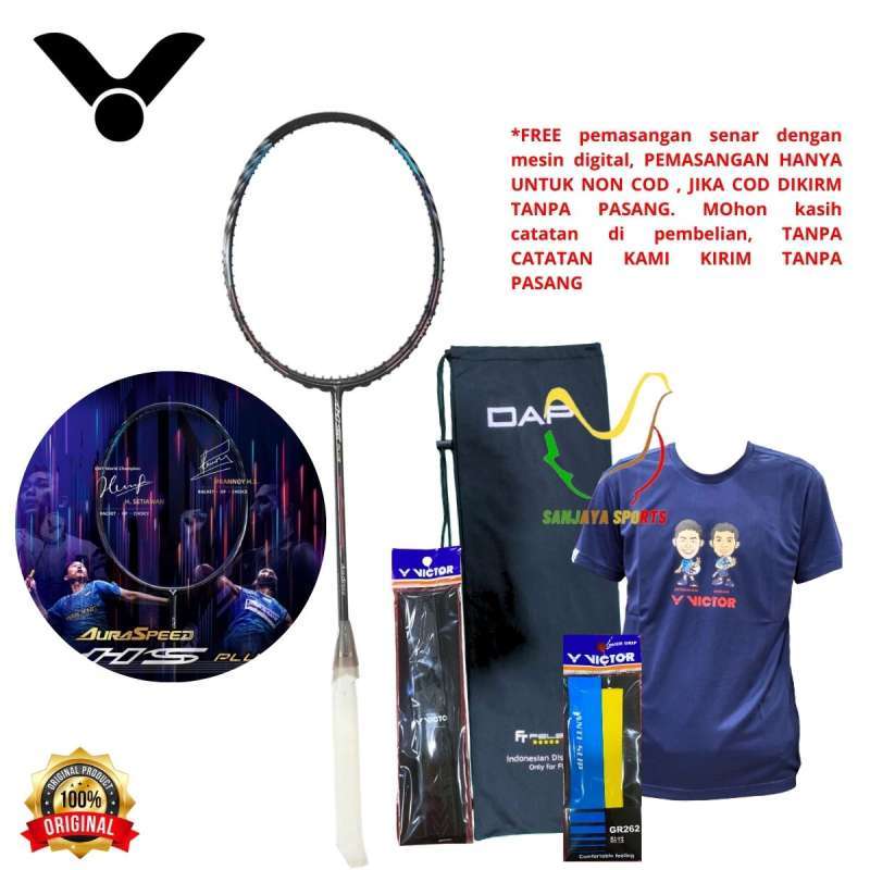 Jual Raket Victor Auraspeed Hs Plus | Ars-hs Plus Badminton Racket 4u ...