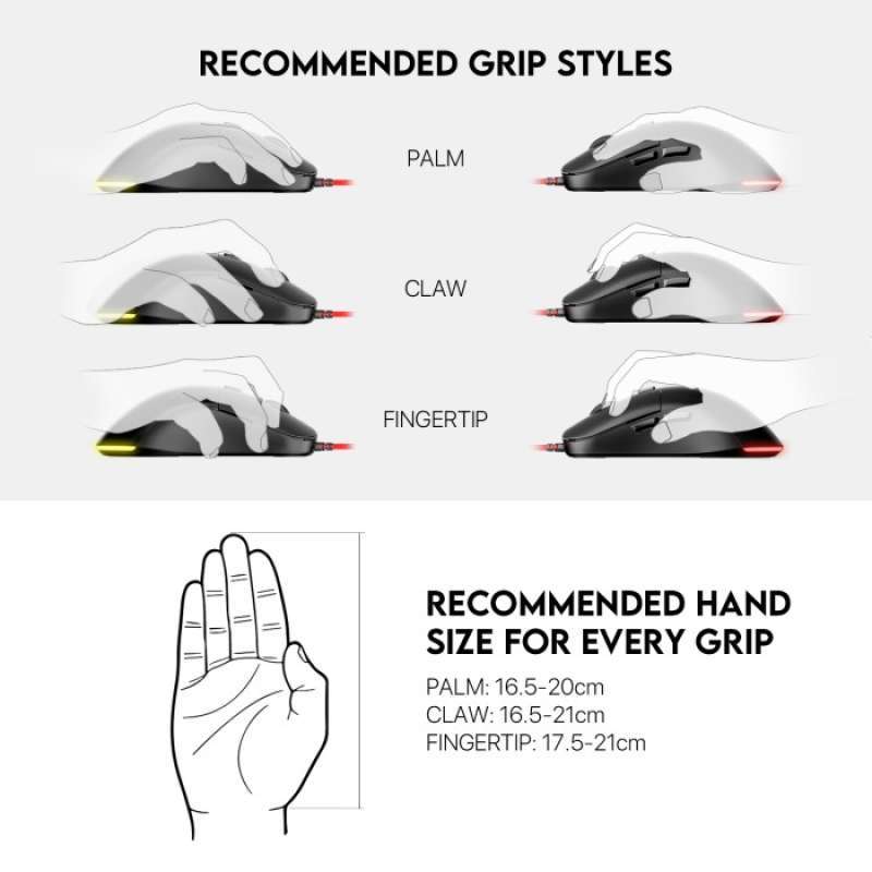 Jual Fantech Kanata Vx9 / Vx-9 Wired Gaming Mouse Ambidextrous Vx 9 Di ...