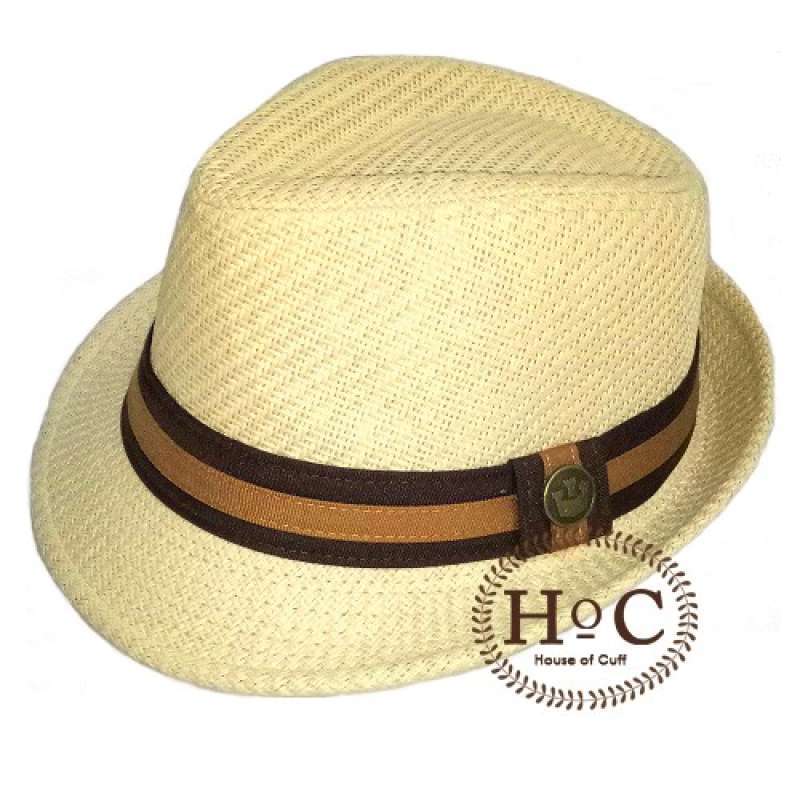 Jual Topi Fedora Hat Fedora Listed Brown Light Di Seller Velvet Store ...