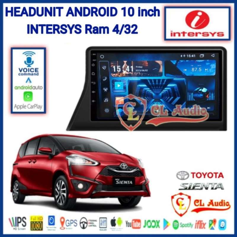Promo Head Unit Android Intersys 10 Inch Oem Toyota Sienta Soket Pnp ...