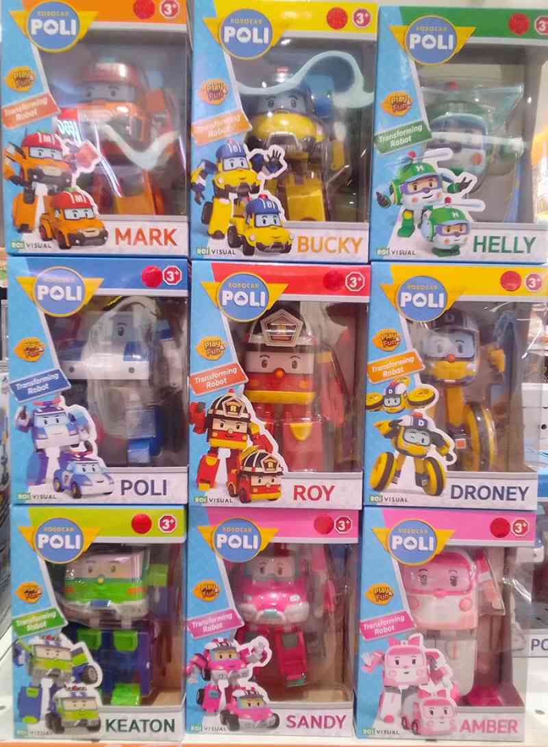 Jual Robocar Poli Sandy/ Keaton/ Mark/ Amber/ Bucky/ Roy/ Helly/ Droney ...
