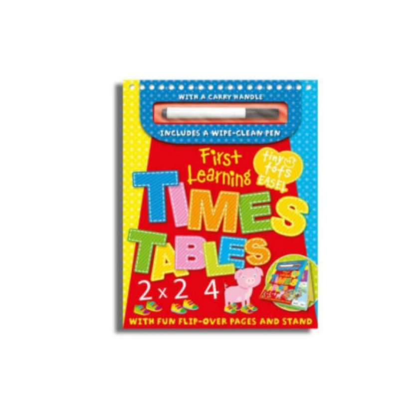 Jual Tiny Tots Easel First Learning Abc/123/adding Up/time Tables Wipe ...