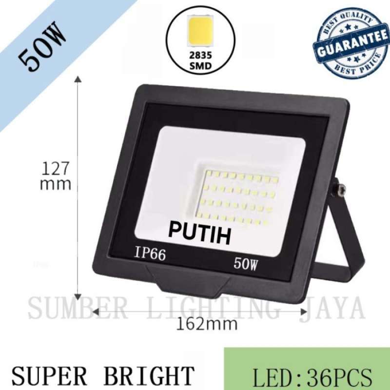 Promo Lampu Sorot Led 50w / Lampu Tembak Led 50 Watt / Lampu Outdoor ...