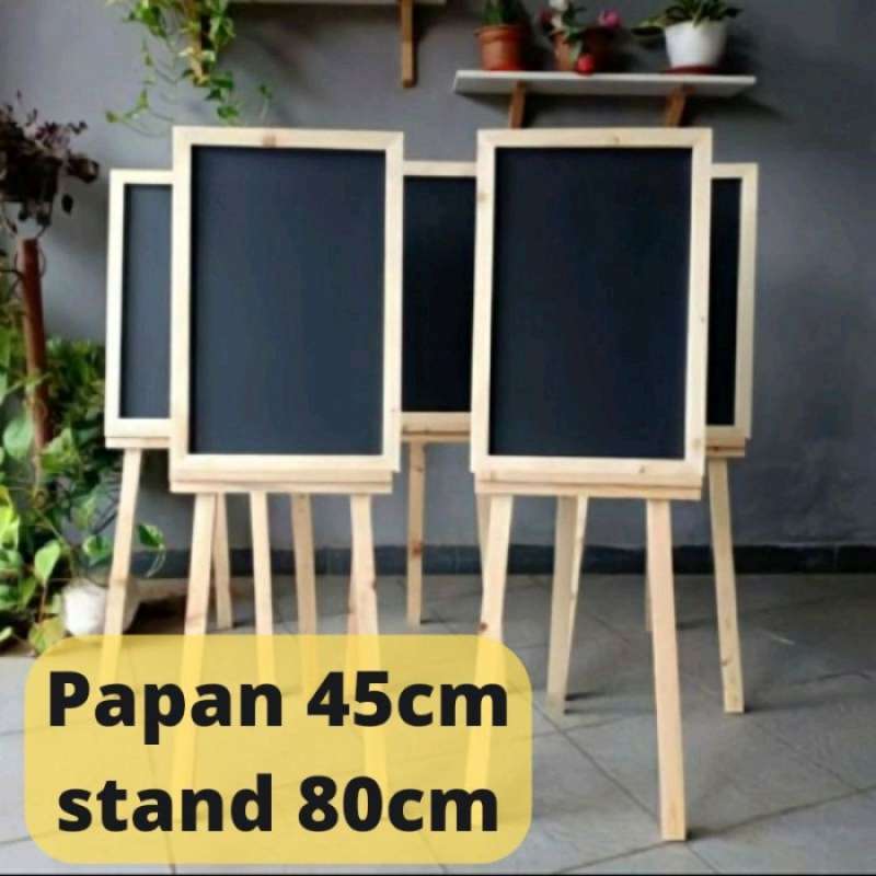 Jual Ðÿ¦šblackboard Papan Tulis Kapur + Stand / Papan Tulis Cafe ...
