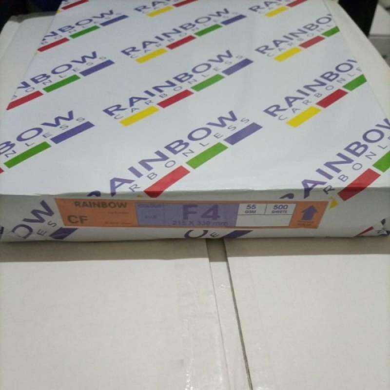 Jual Kertas Nota / Ncr Rainbow Carbonless F4 Bottom - Biru Di Seller ...