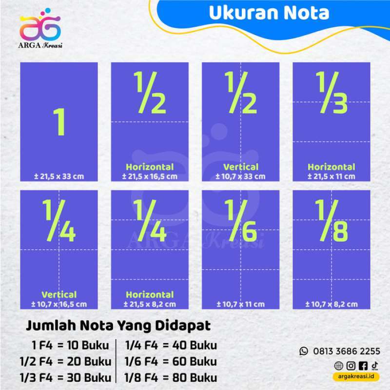 Jual Cetak Nota Kontan 2 Ply 1 Rim Custom Bon Rangkap 2 Ncr Kwitansi ...