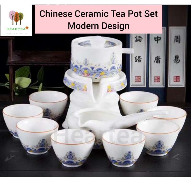 Promo Ceramic Chinese Tea Pot Set Desain Baru / Teko Set Keramik (9 In ...