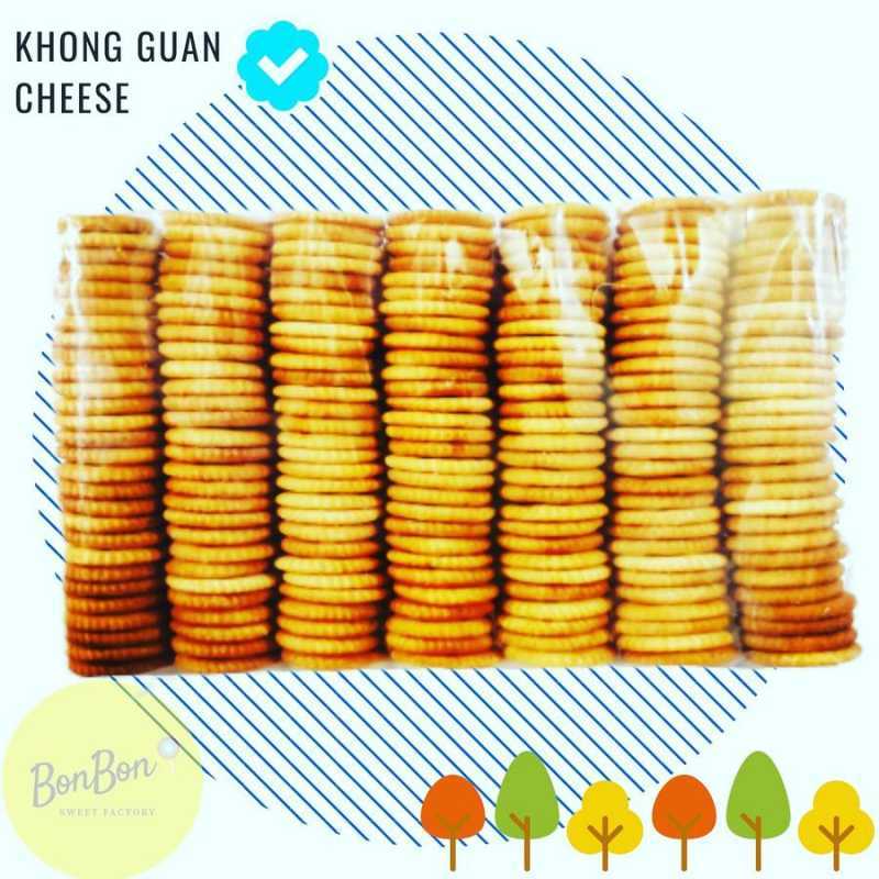 Jual Biskuit Khong Guan Cheese Crackers Biscuits / Biskuit Keju Bulat ...