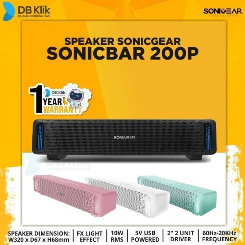 Jual Speaker Sonicgear Sonicbar 200-p - Sonic Gear Sonicbar 200p Soundbar - Mint Di Seller Have ...