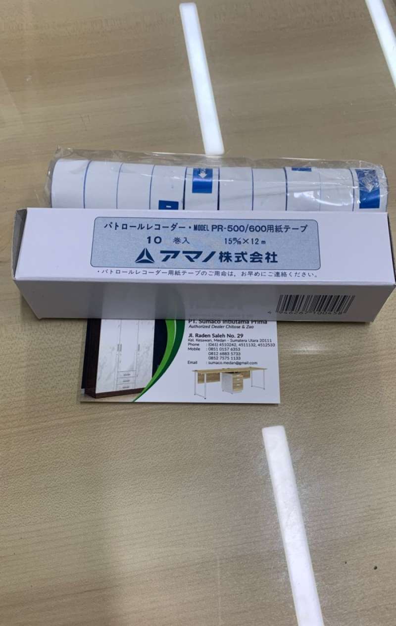 Jual Paper Roll / Recorder Tape || Kertas Jam Amano Pr-600 Di Seller ...