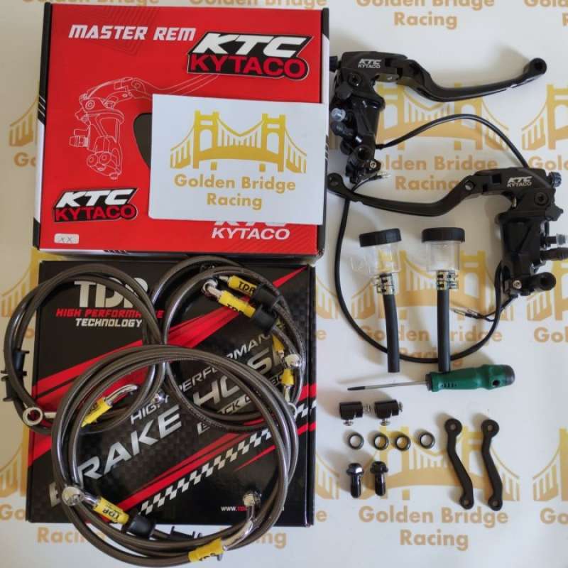 Promo Paket Pengereman Yamaha Nmax Abs Tdr Carbon - Selang - Master Rem ...