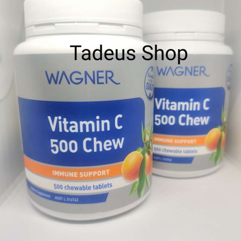 Promo Wagner Vitamin C 500mg 500 Tab Vit Daya Tahan Imun Tubuh Antioxidan Diskon 33% Di Seller ...