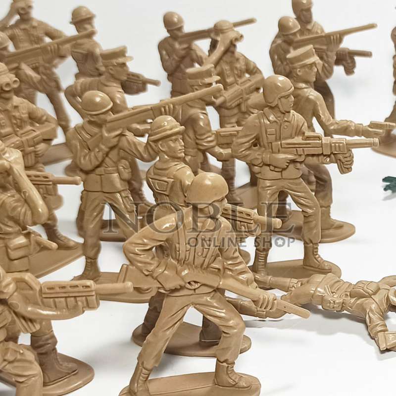 Jual Tentara Soldier Combat Army Miniatur Figure Mainan Motorik Imajinasi Militer Perang Tembak ...