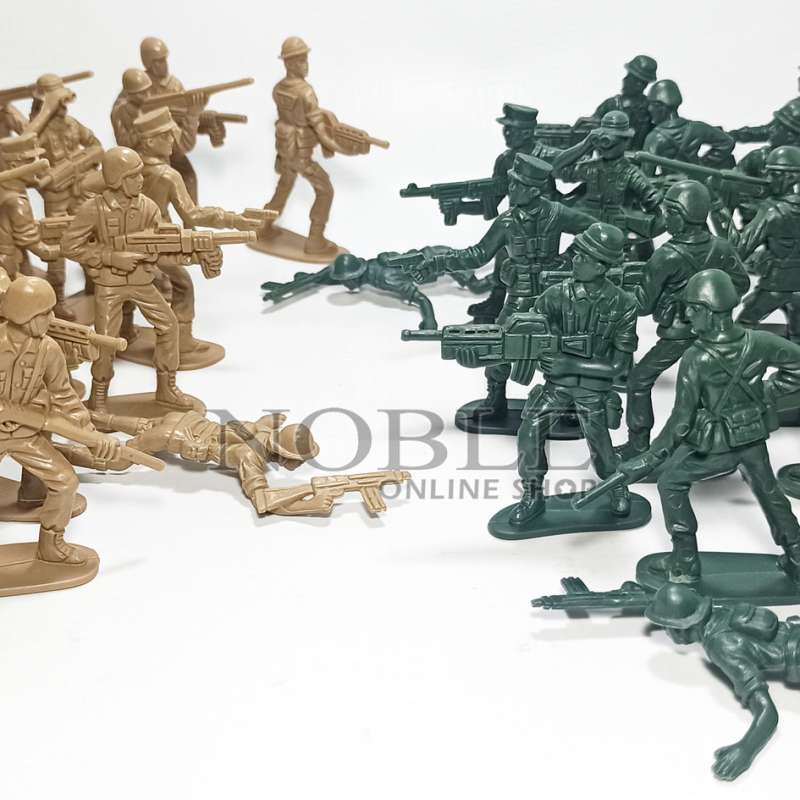 Jual Tentara Soldier Combat Army Miniatur Figure Mainan Motorik Imajinasi Militer Perang Tembak ...