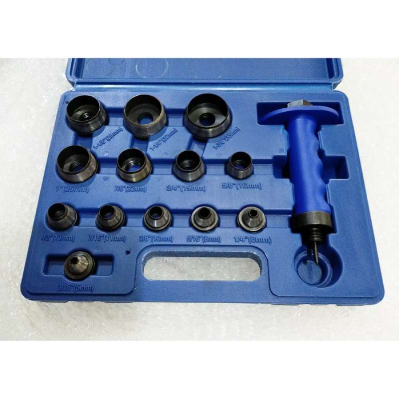 Jual Hollow Punch Set 13pcs 5-35mm Betel Plong Set 13 Pcs Pelubang ...