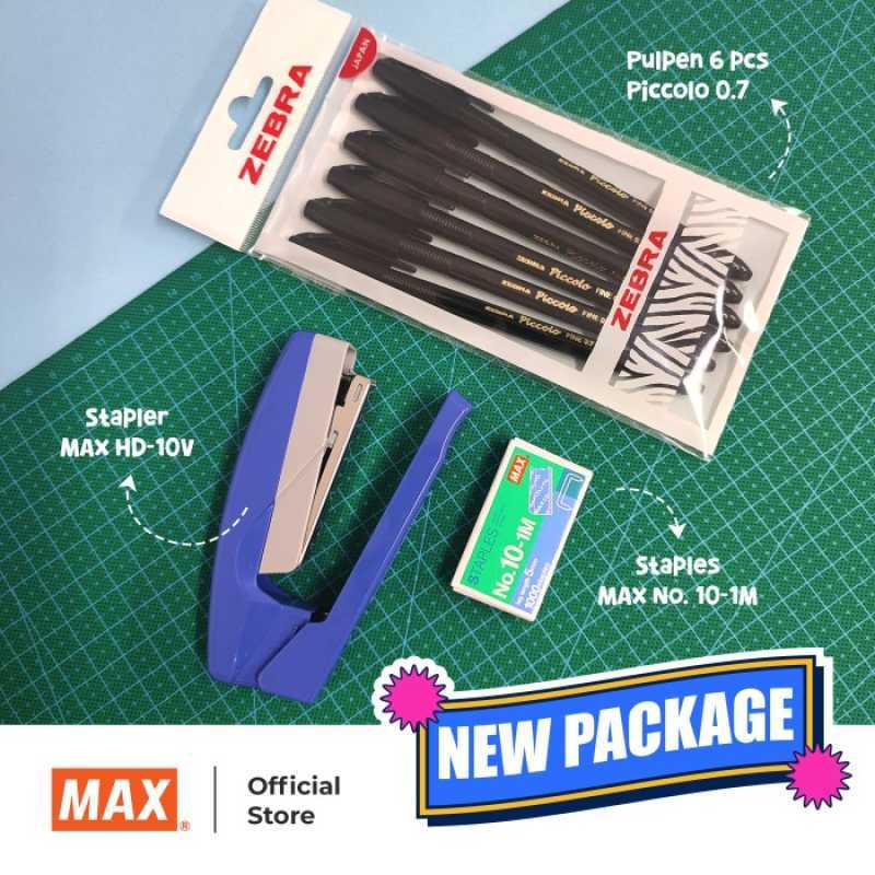 Jual Max Stapler Putar / Stapler Tengah Buku / Hd-10v Blue Di Seller Tombstone - Cengkareng ...