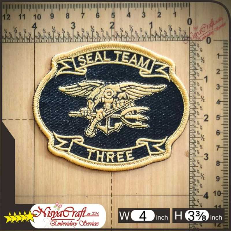Jual Ncep0102-0021- Us Navy Seal Team 3 Devgru | Navy Seal Team | Patch ...