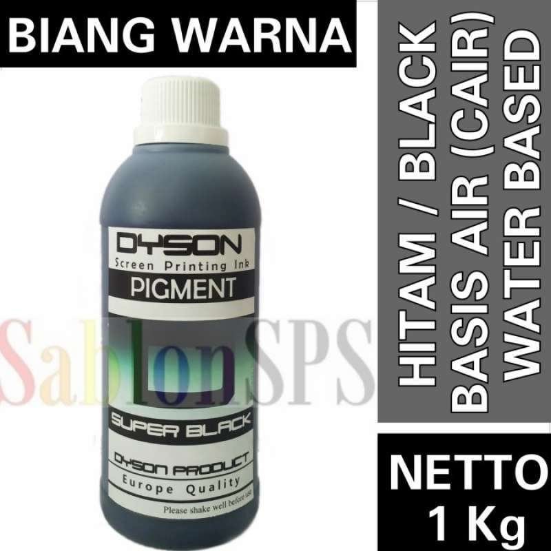 Jual Biang Warna Sablon Super Black 1kg Dyson Pigmen Sablon Di Seller ...