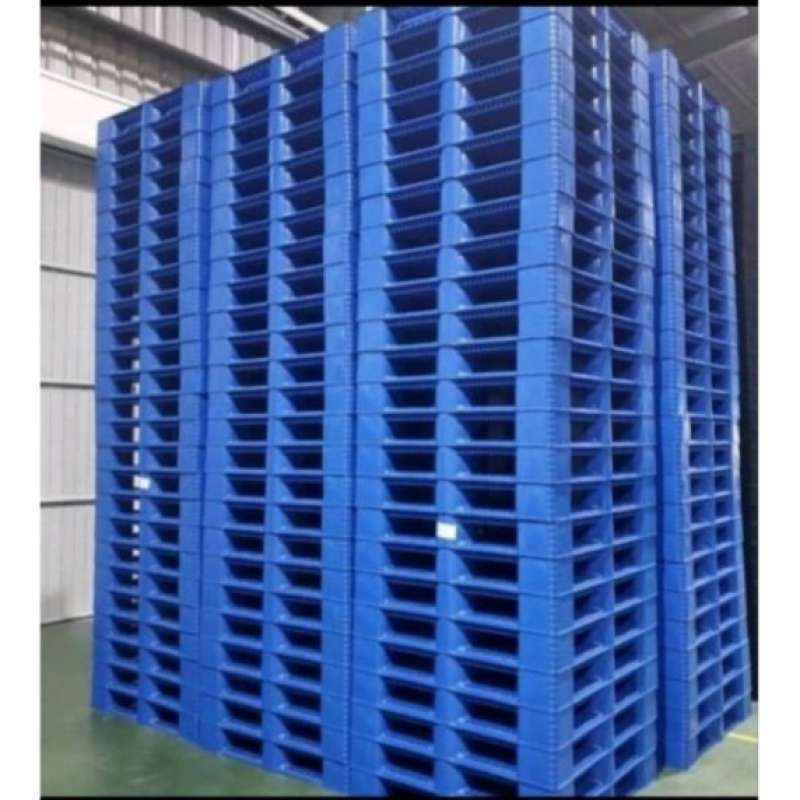 Jual Palet Plastik 110x110x12 Warna Biru Di Seller Tombstone ...