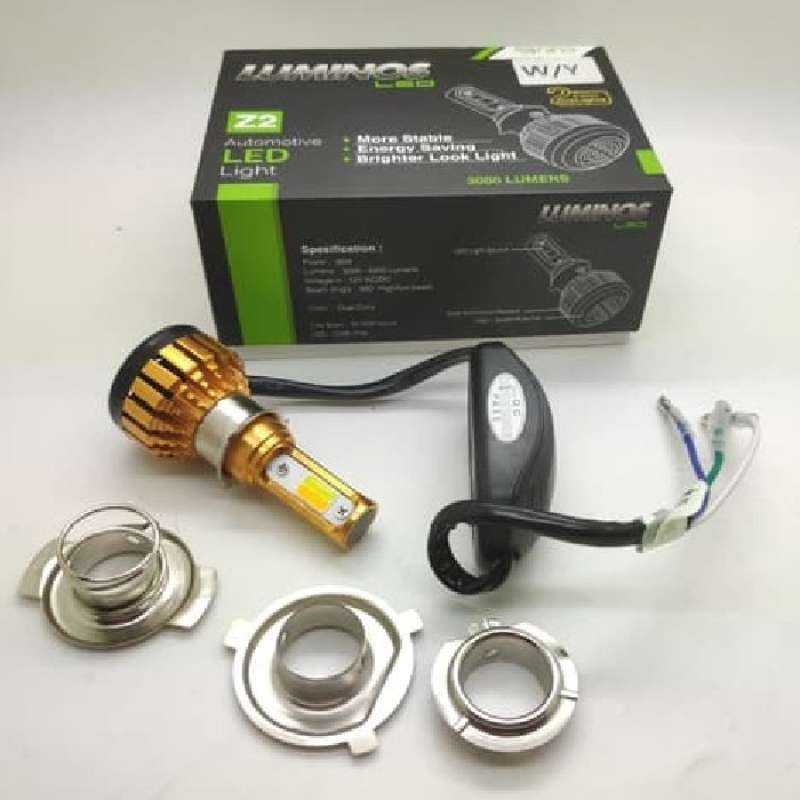 Promo Lampu Led Motor Luminos Z2 3 Sisi 2 Warna White Yellow Diskon 23% Di Seller Gun Gun ...