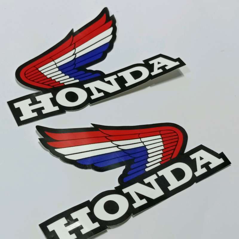 Jual Stiker Logo Honda Old Us Vintage Retro Classic Klasik Model Tangki ...