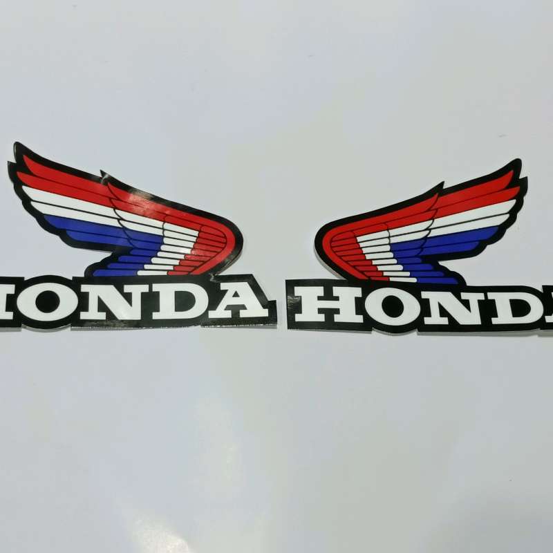 Jual Stiker Logo Honda Old Us Vintage Retro Classic Klasik Model Tangki ...