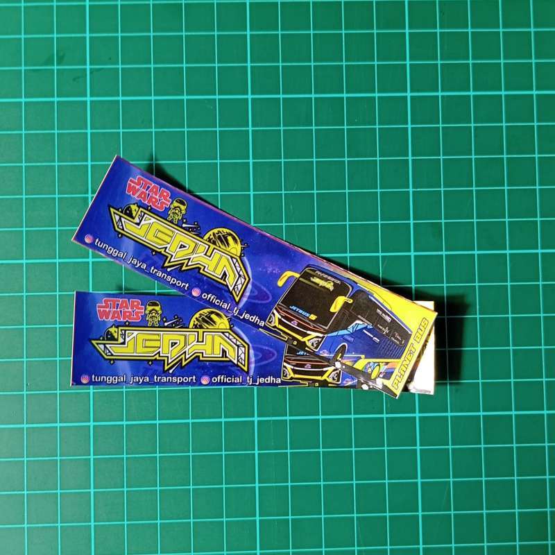 Jual Stiker Bis Jedha Tunggal Jaya Planet Bus Asli Gerasi - Jedha V2 Di ...