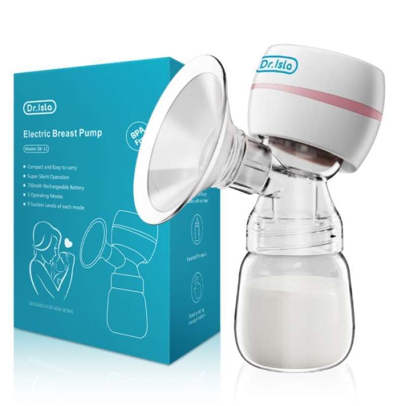 Promo Dr.isla Pompa Asi Elektrik Rechargeable Breast Pump Electric Soft ...
