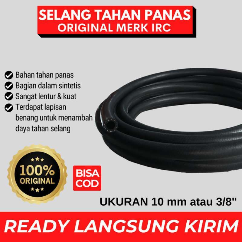 Jual Selang Slang Tahan Panas Ukuran Diameter Dalam 10 Mm Panjang 0,5 M ...