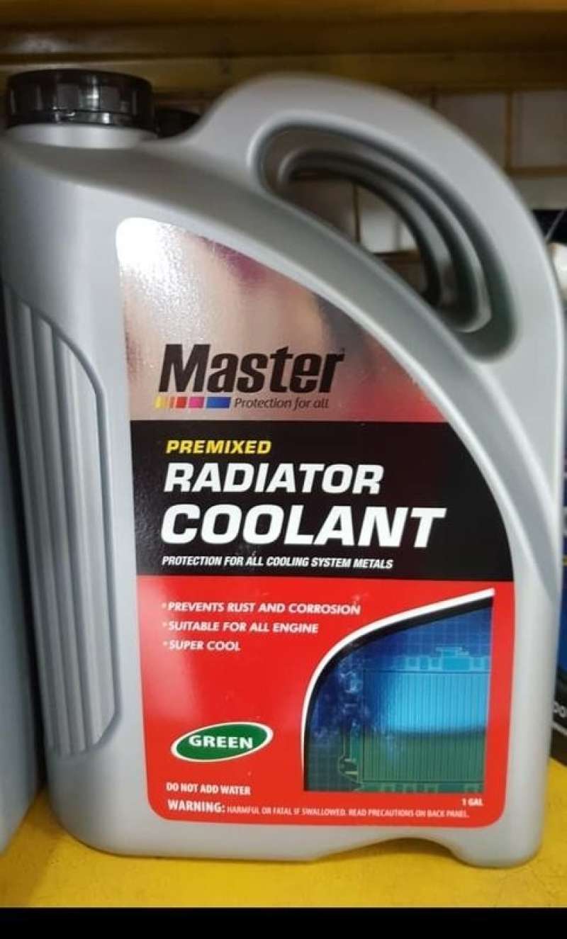Jual Air Radiator Coolant Master Premixed Green 4 Lt Original -63773 Di ...