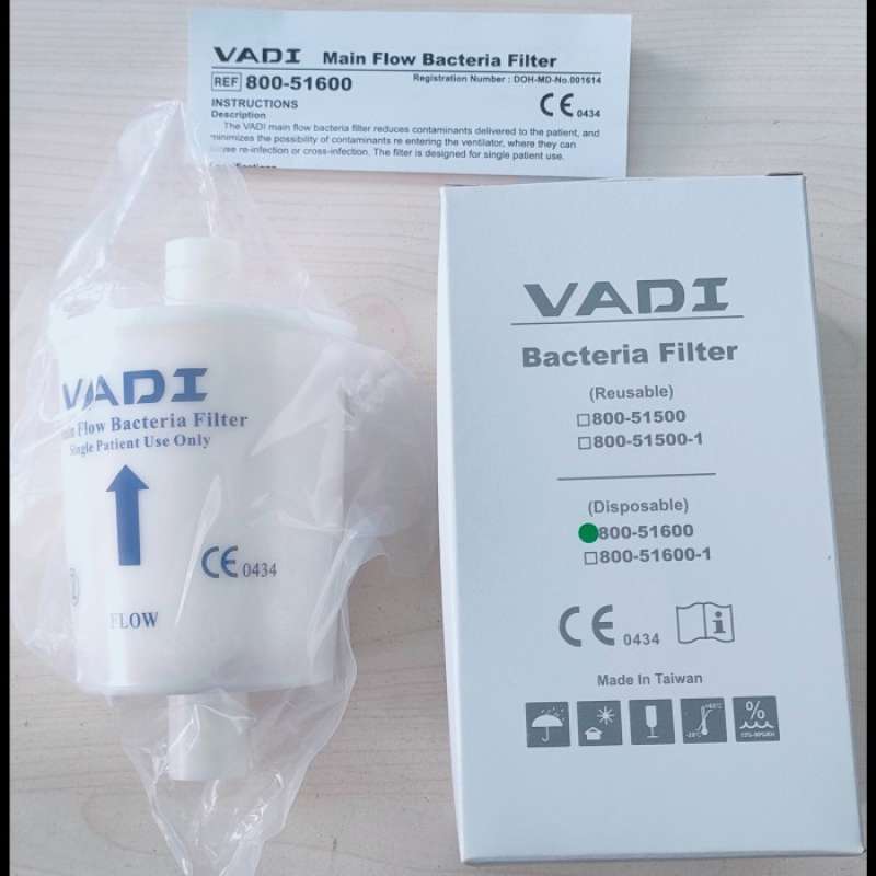 Promo Disposable Main Flow Bacteria Filter Untuk Icu Ventilator Diskon ...