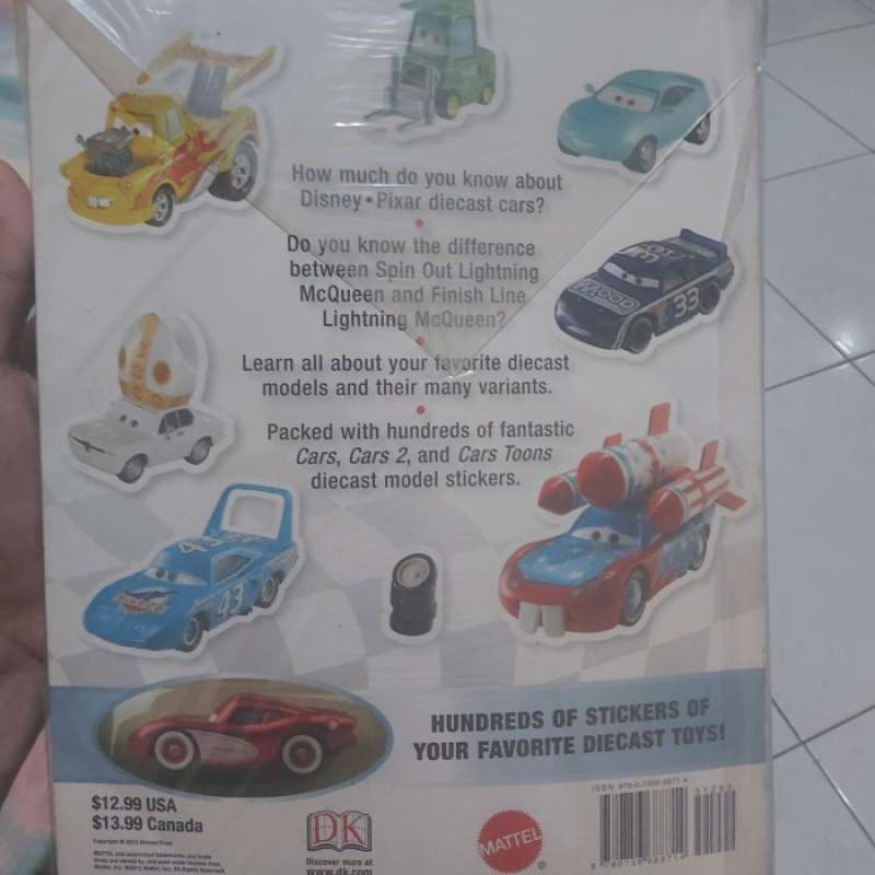 Promo Disney Pixar Mattel Cars Ultimate Sticker Collection Diskon 23% ...