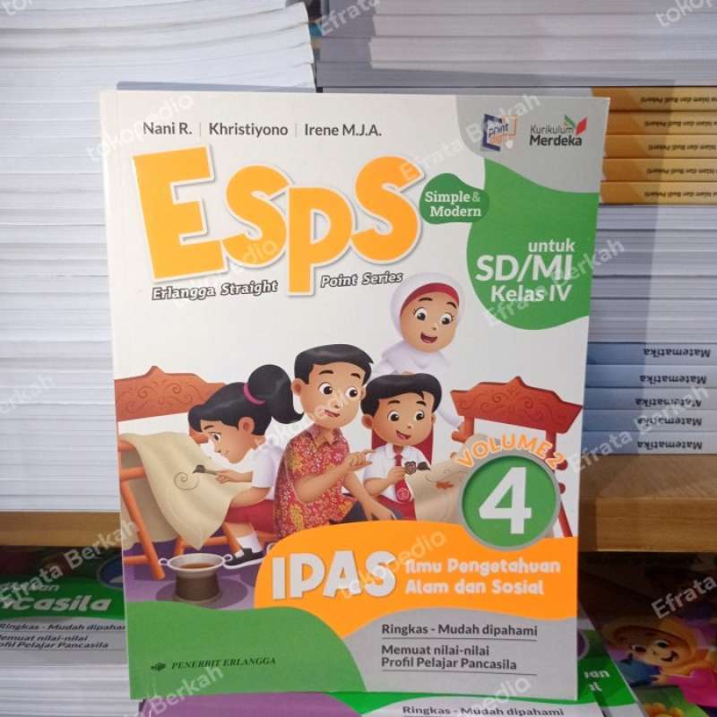 Promo Esps Ipas Sd Kelas 4 Vol 2 Kurikulum Merdeka Erlangga Diskon 23% Di Seller Zawaru Store ...