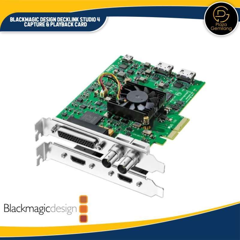 Promo Blackmagic Design Decklink Studio 4k Capture & Playback Card ...