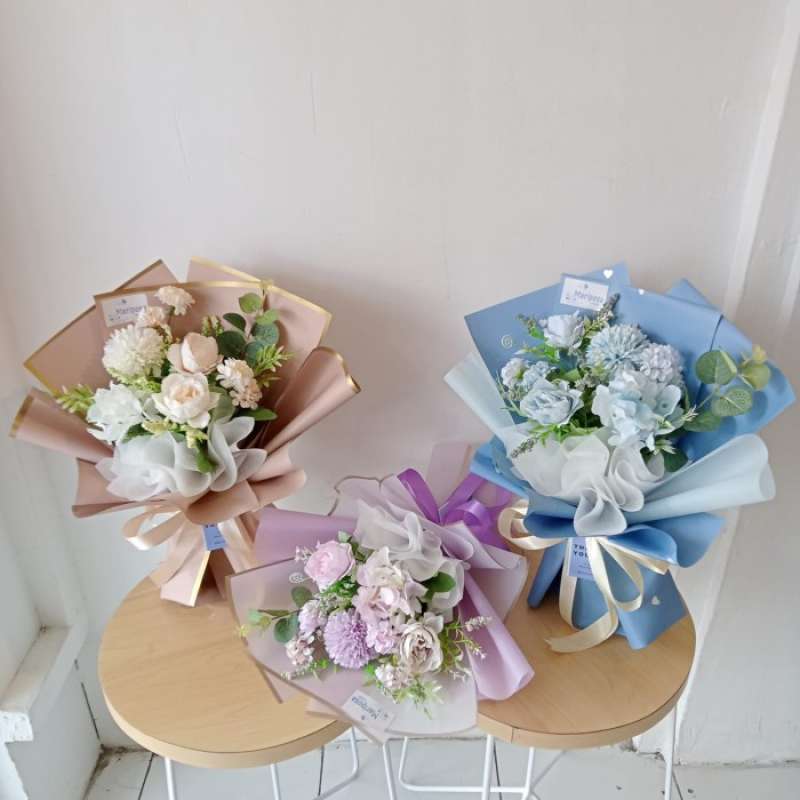 Jual Buket Bunga Artificial Flower Hydrangea Premium Custom Type Di ...