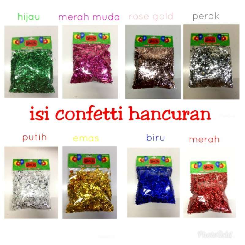 Jual Master Confetti Taburan Kertas Metalik / Konfeti/ Semprotan 500 ...