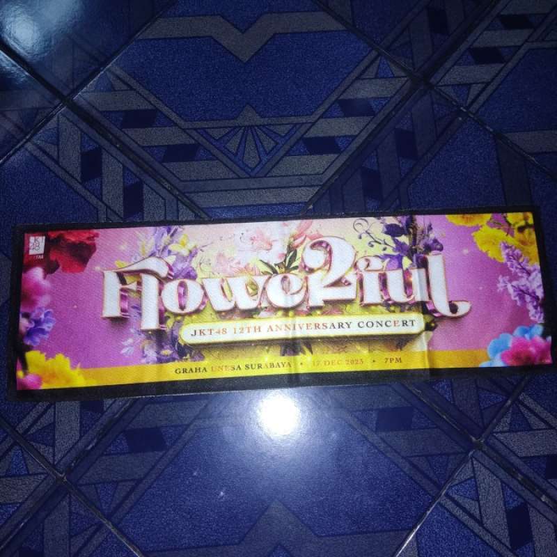Jual Hand Banner Jkt48 Flowerful Anniversary Concert' Di Seller Aghanim ...