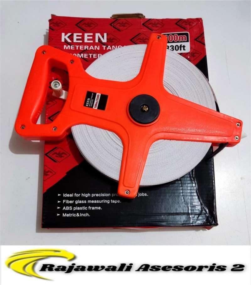 Jual Meteran Tancap Tanah 100 Meter / Meteran Roll Di Seller Yama ...