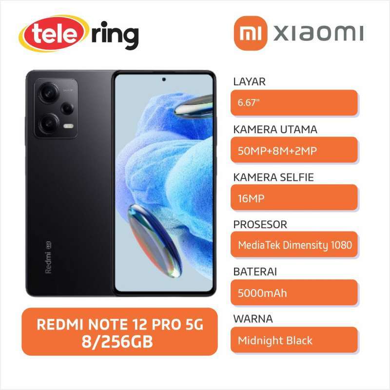 Jual Xiaomi Redmi Note 12 Pro 5g 8/256 - Blue Di Seller Telering ...