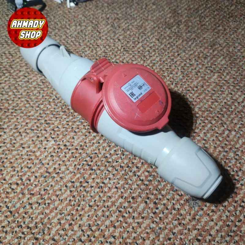 Jual Industrial Plug + Socket 16a 5 Pin 3p+n+e Mobile Mounting Legrand ...