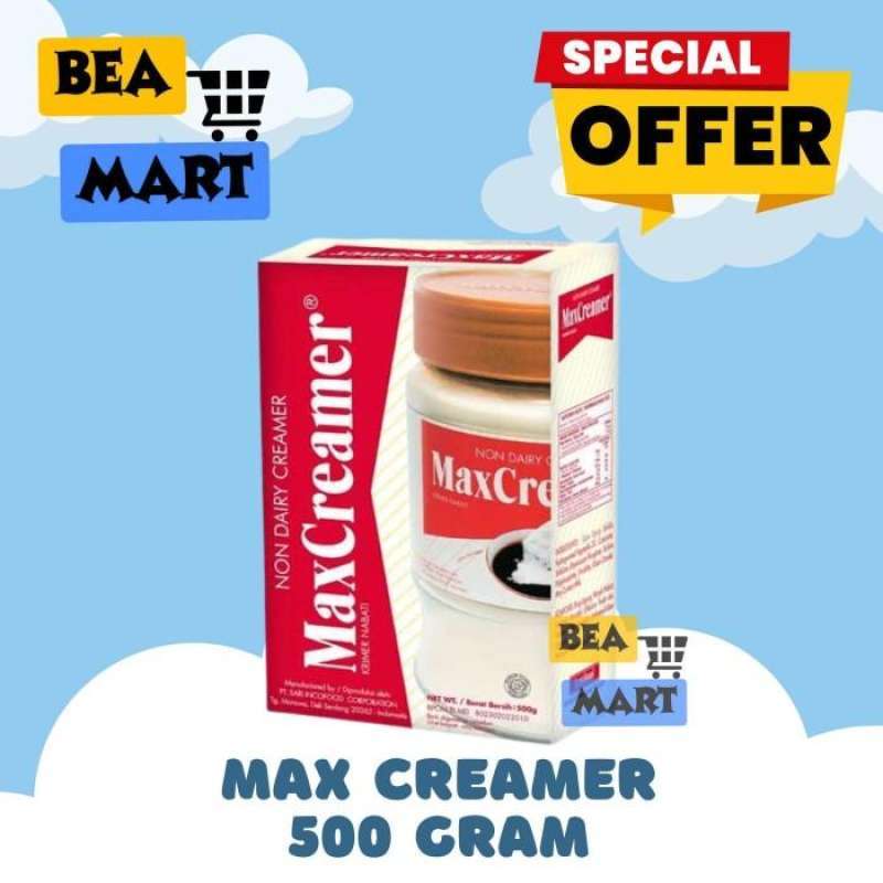Max Creammer 500 Gr Gratis Ongkir 🔥 Harga Murah Januari 2026