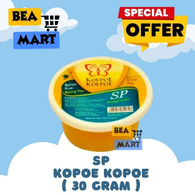 Jual Sp Koepoe Kopoe 30 Gr | Pengembang Pengelmusi Kue Kupu Kupu 30gr ...
