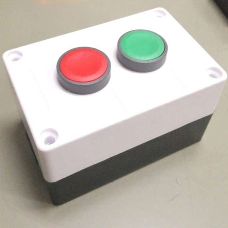 Jual Box Control 2 Lubang + Push Button On Dan Push Button Off Di ...