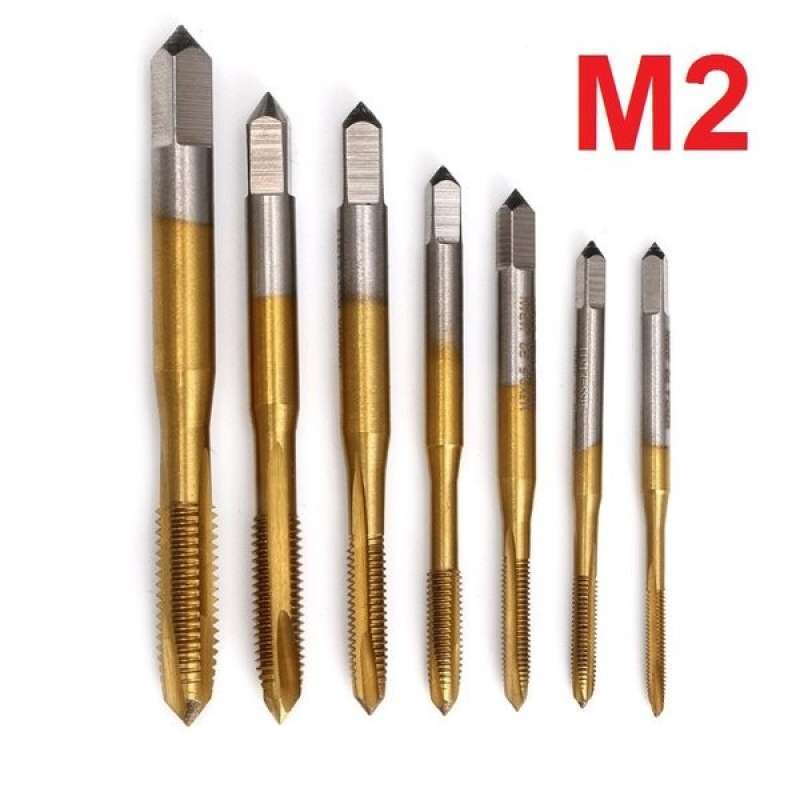 Jual Mata Hand Tap M2 X 0.4 Hss Pembuat Ulir 2mm Lubang Baut Mur Screw ...