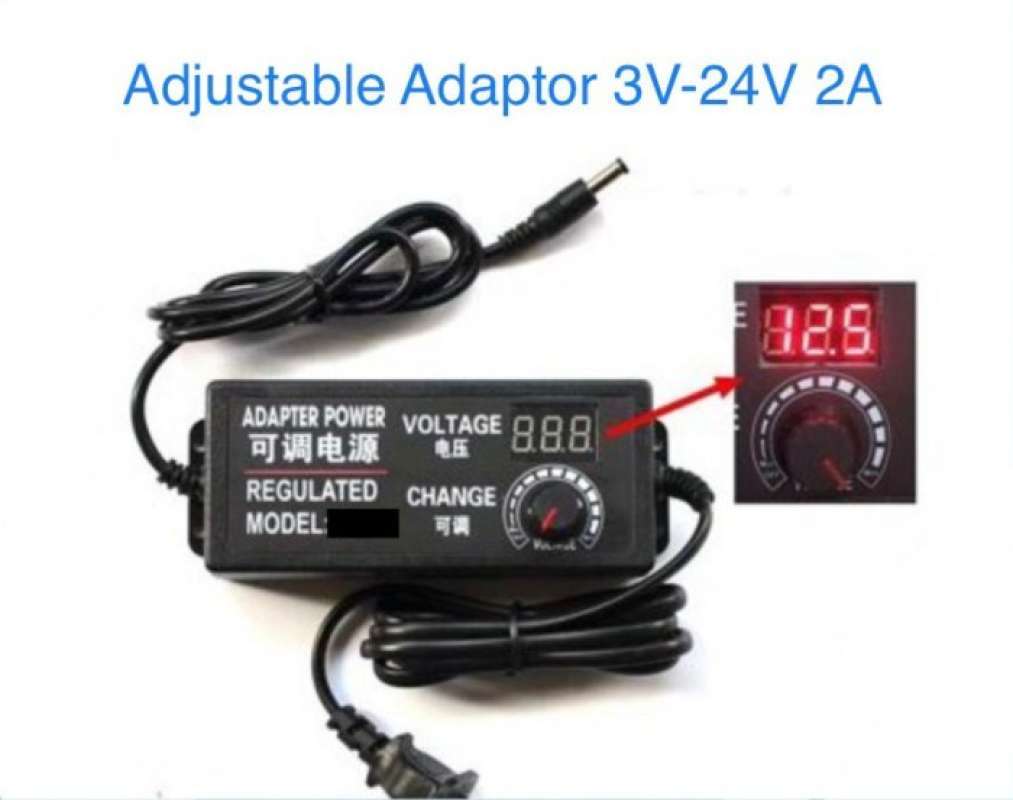 Jual Adjustable Adaptor 3v 24v 3-24v Dc 2a Switching Power Supply Smps Psu Di Seller Aghanim ...